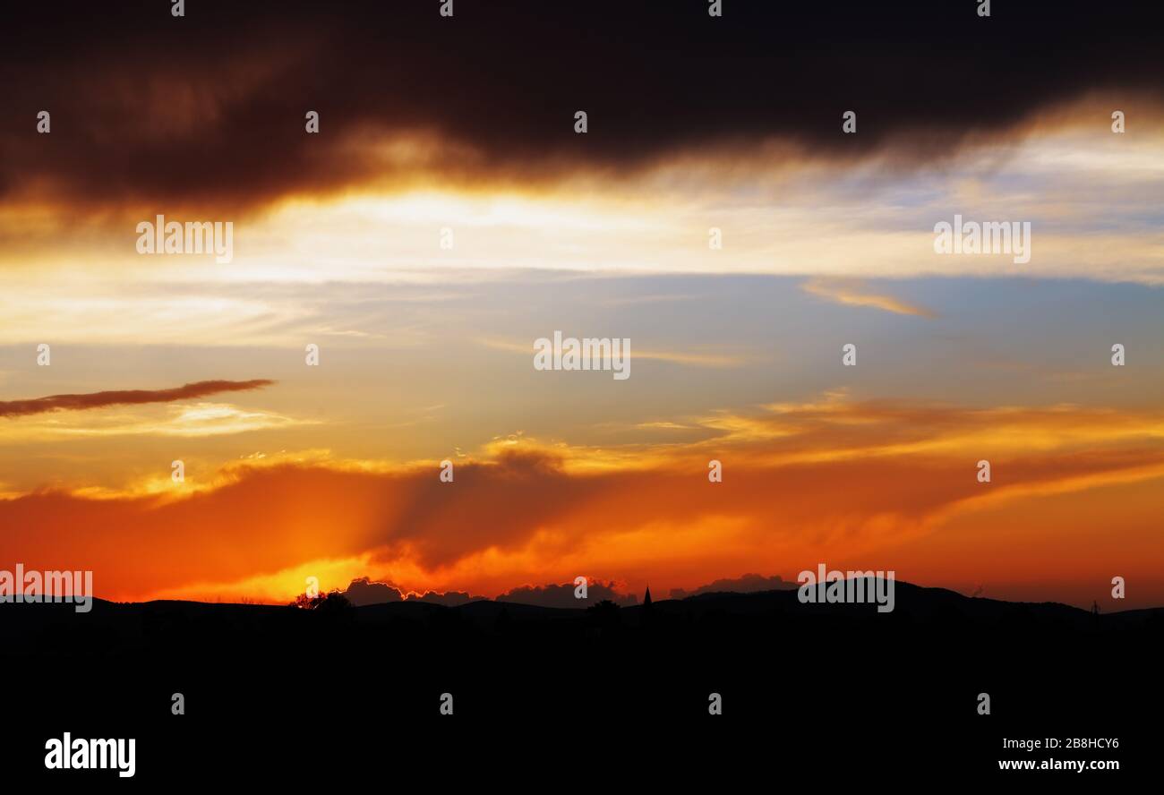 Sky red view environment hi-res stock photography and images - Alamy