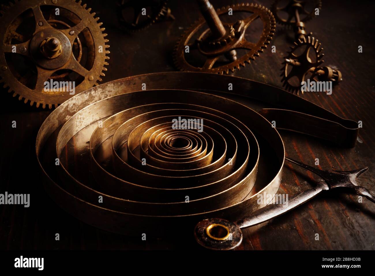 Watch parts hi-res stock photography and images - Alamy
