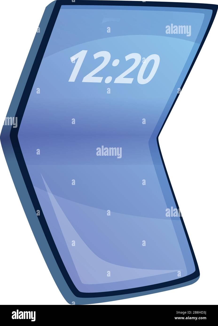 Smart digital phone icon. Cartoon of smart digital phone vector icon ...