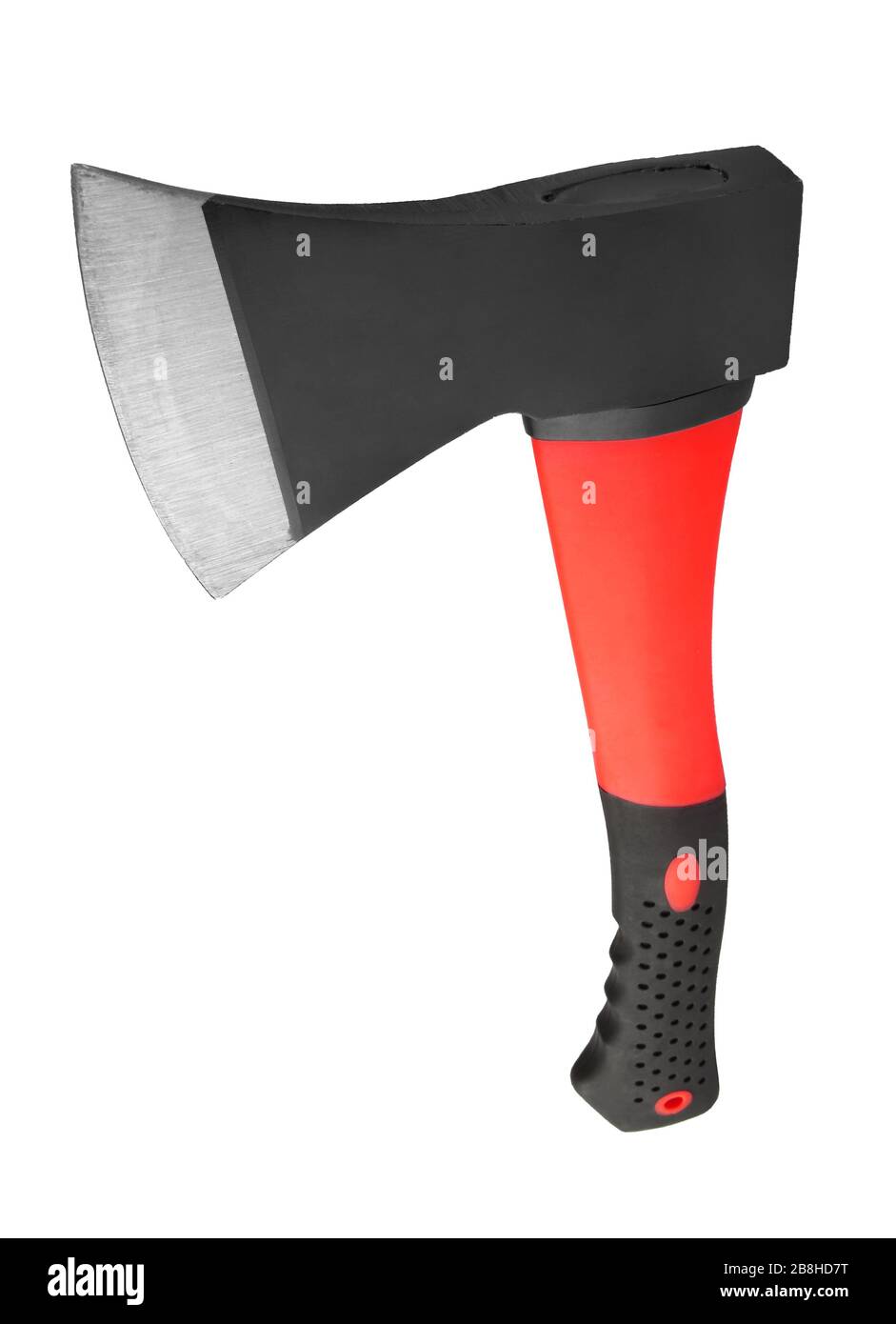 Red Hand Axe isolated on white background with clipping path. High ...