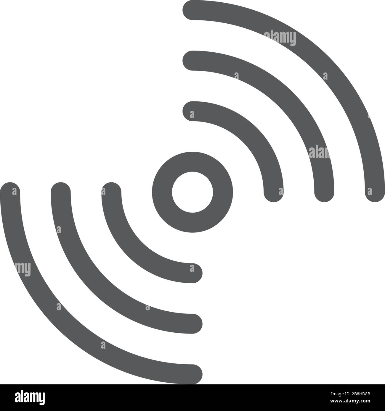 wifi signal vector icon concept, isolated on white background Stock ...