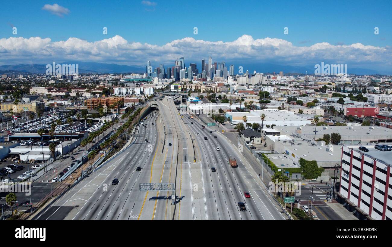 Harbor freeway and transit way hi-res stock photography and images - Alamy