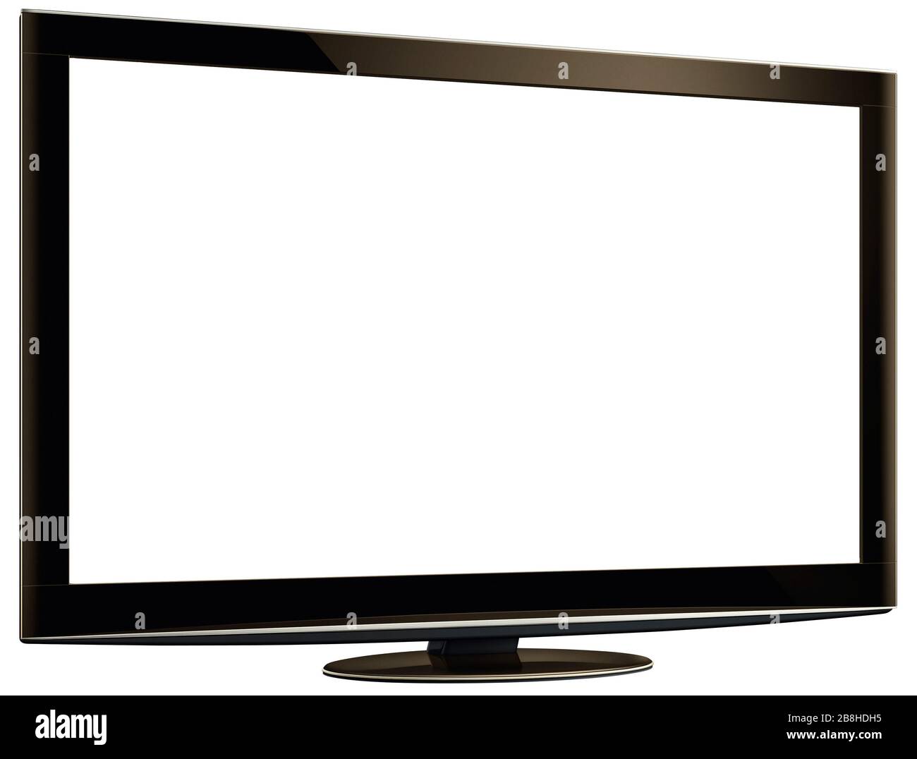 Includes clipping path for TV outline and screen Stock Photo - Alamy