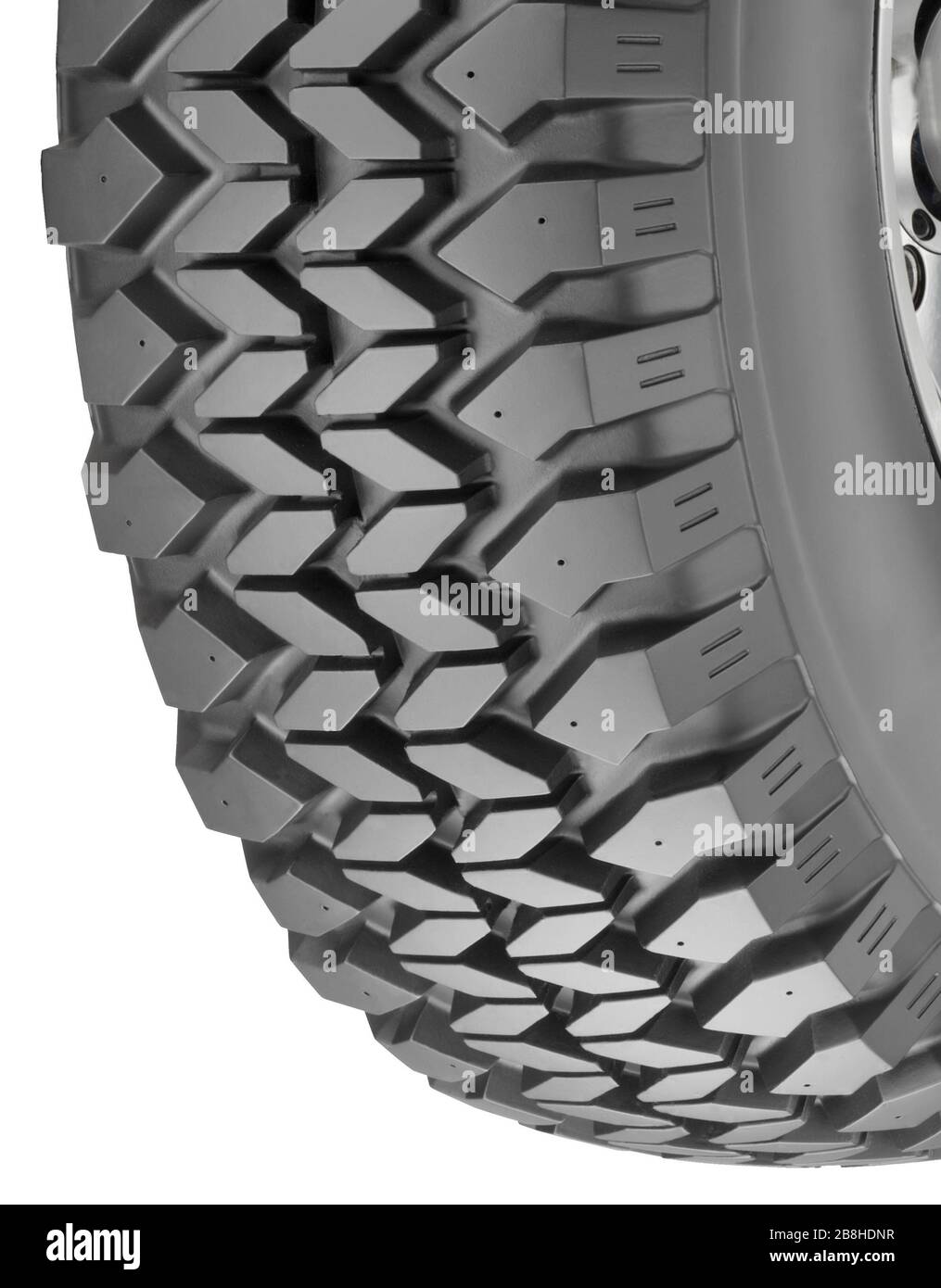 Car tire isolated on white background with clipping path. Tyre Cap for ...