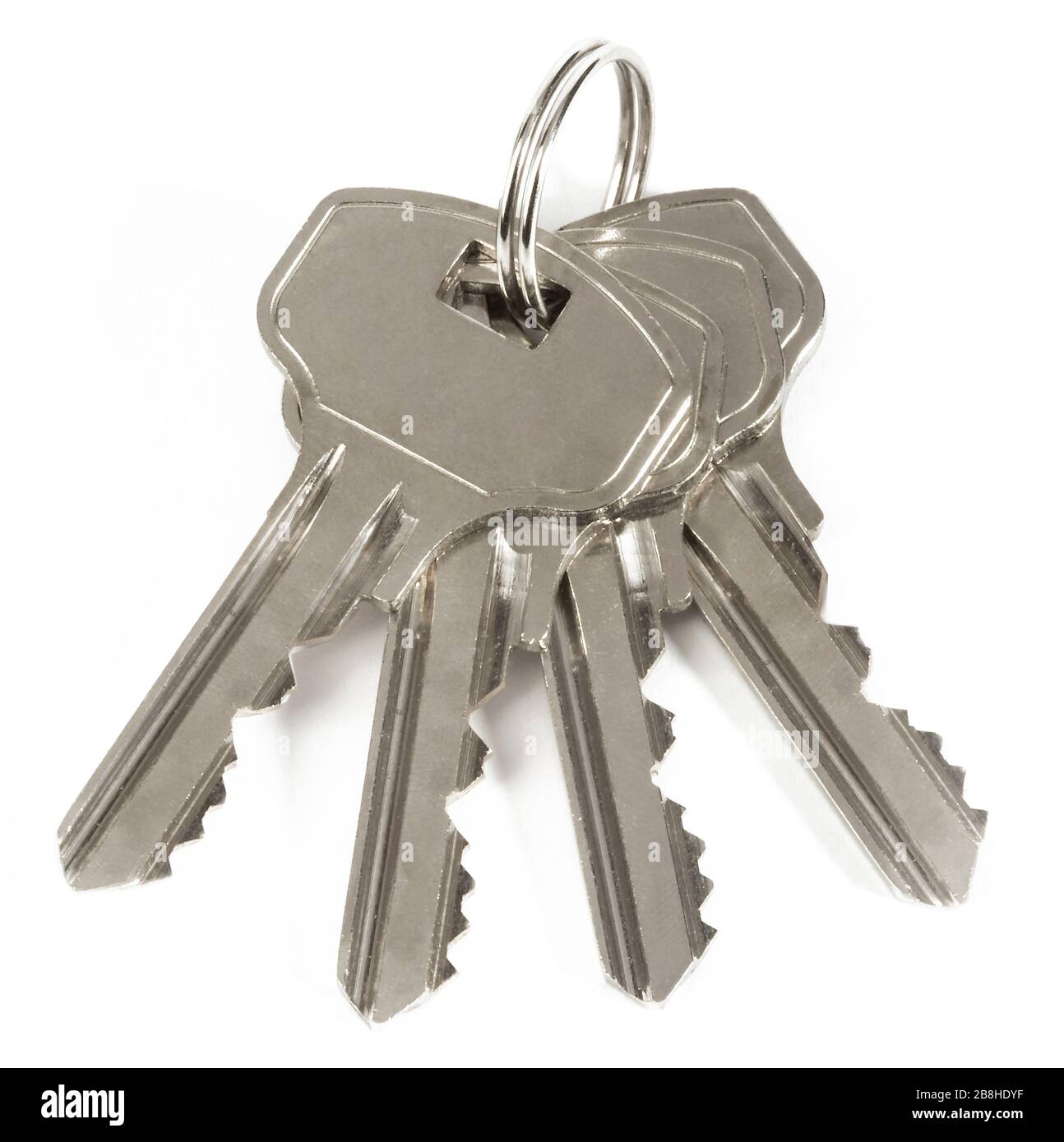 Keys isolated on white background Stock Photo - Alamy