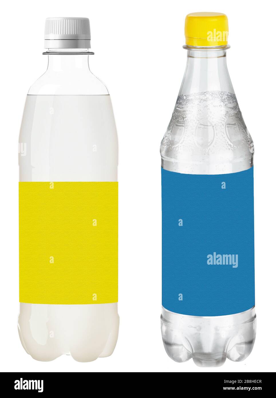 Bottled water isolated over a white background Stock Photo - Alamy