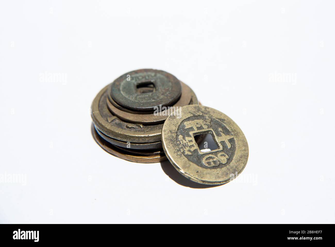 Chinese ancient coins hi-res stock photography and images - Alamy