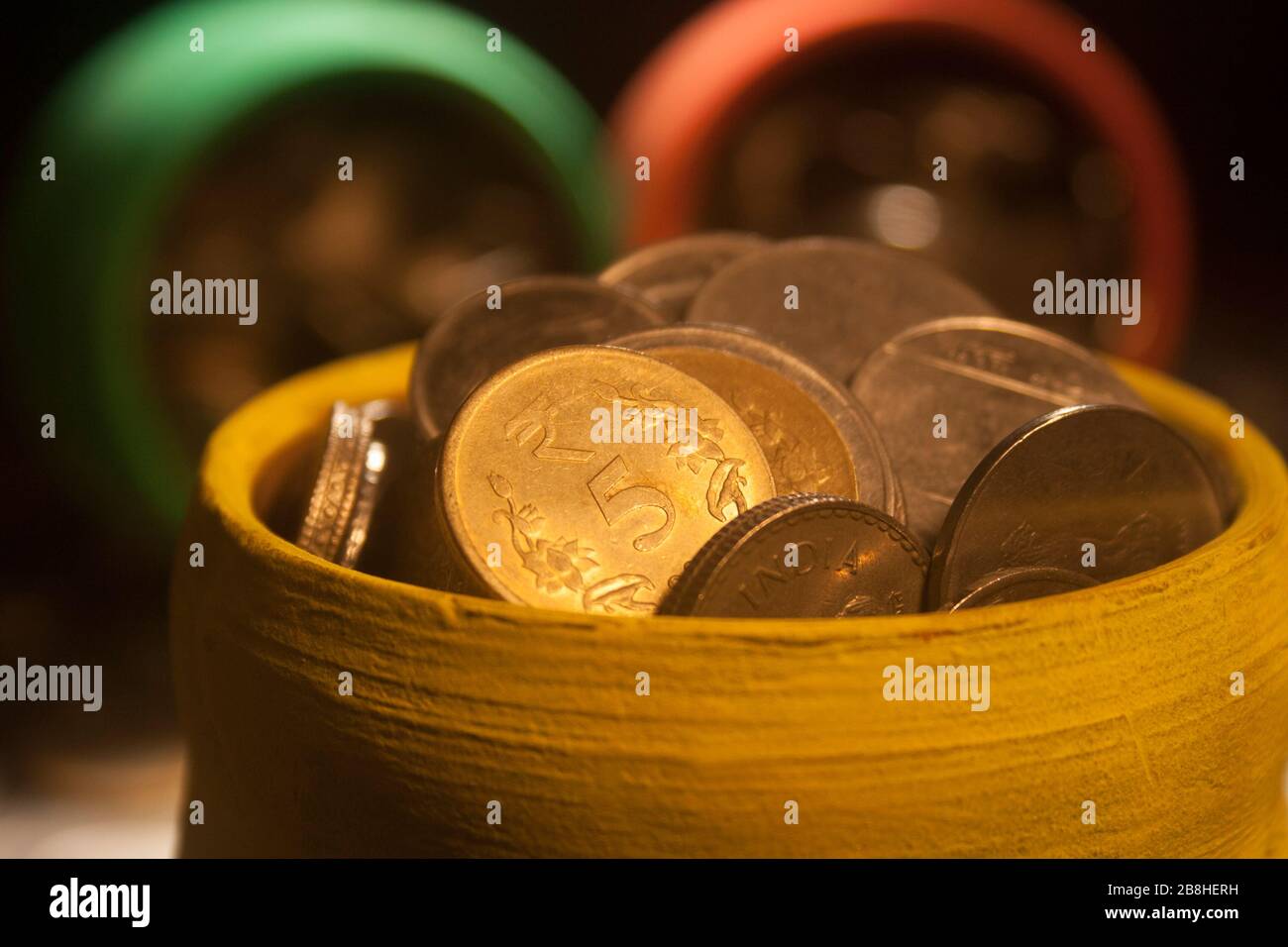 Gullak red hi-res stock photography and images - Alamy