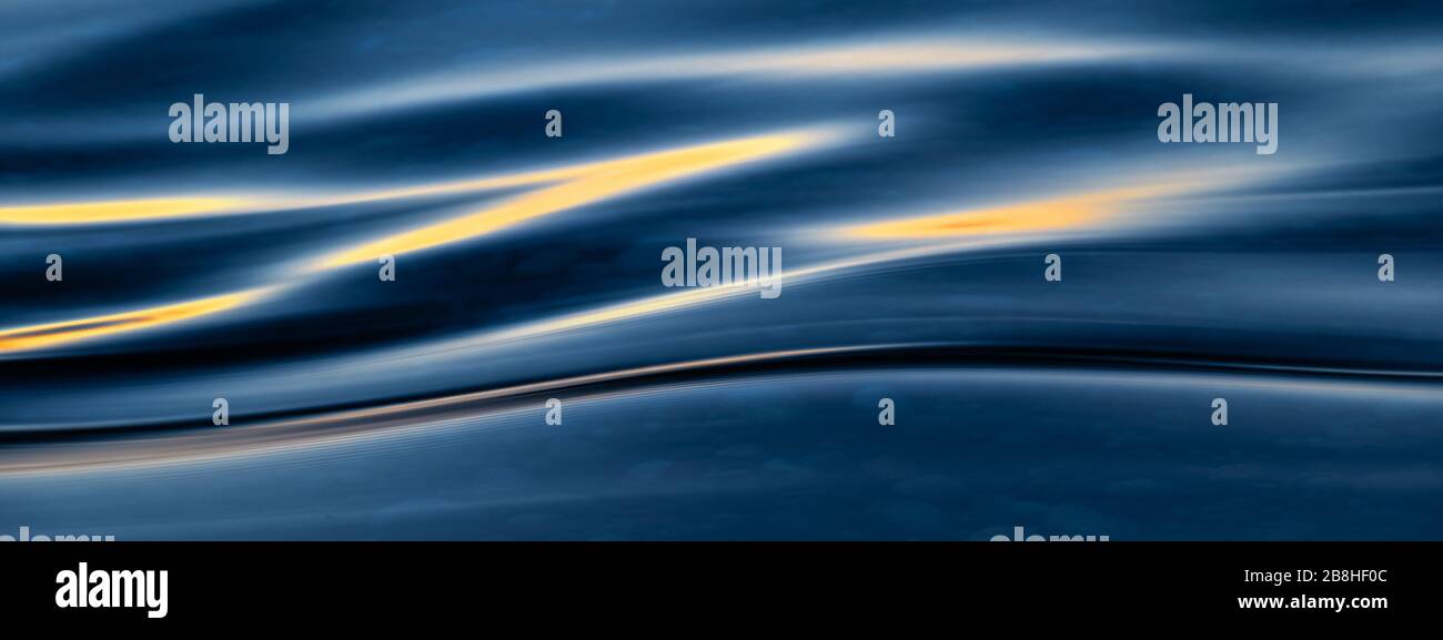river water waves with sunlight reflections Stock Photo - Alamy