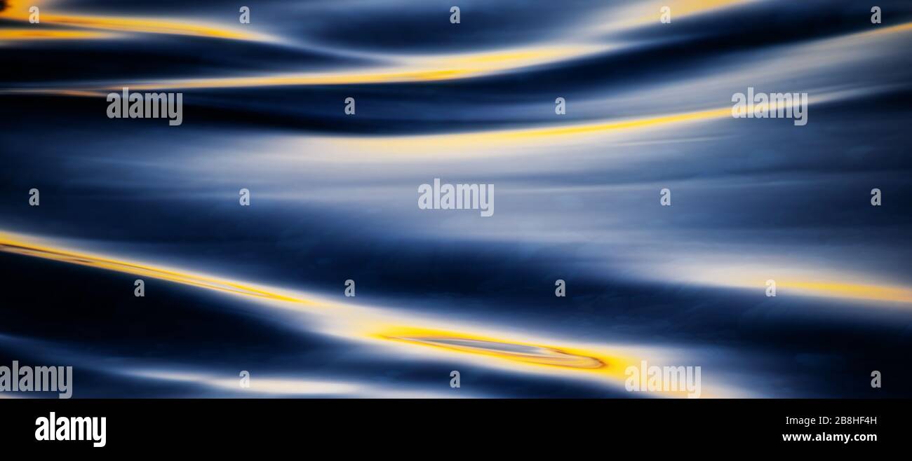 river water waves with sunlight reflections Stock Photo - Alamy