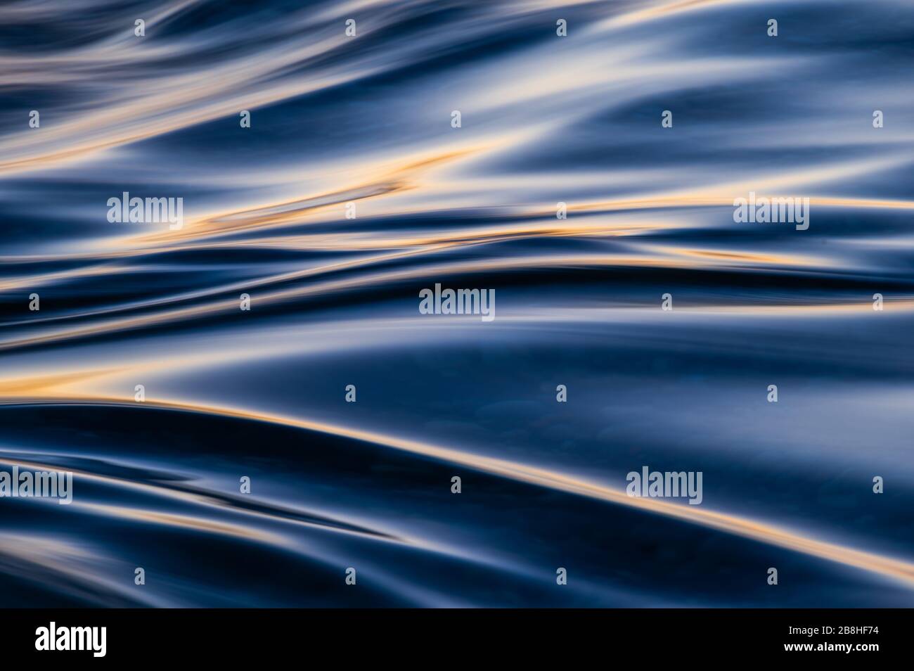 river water waves with sunlight reflections Stock Photo - Alamy