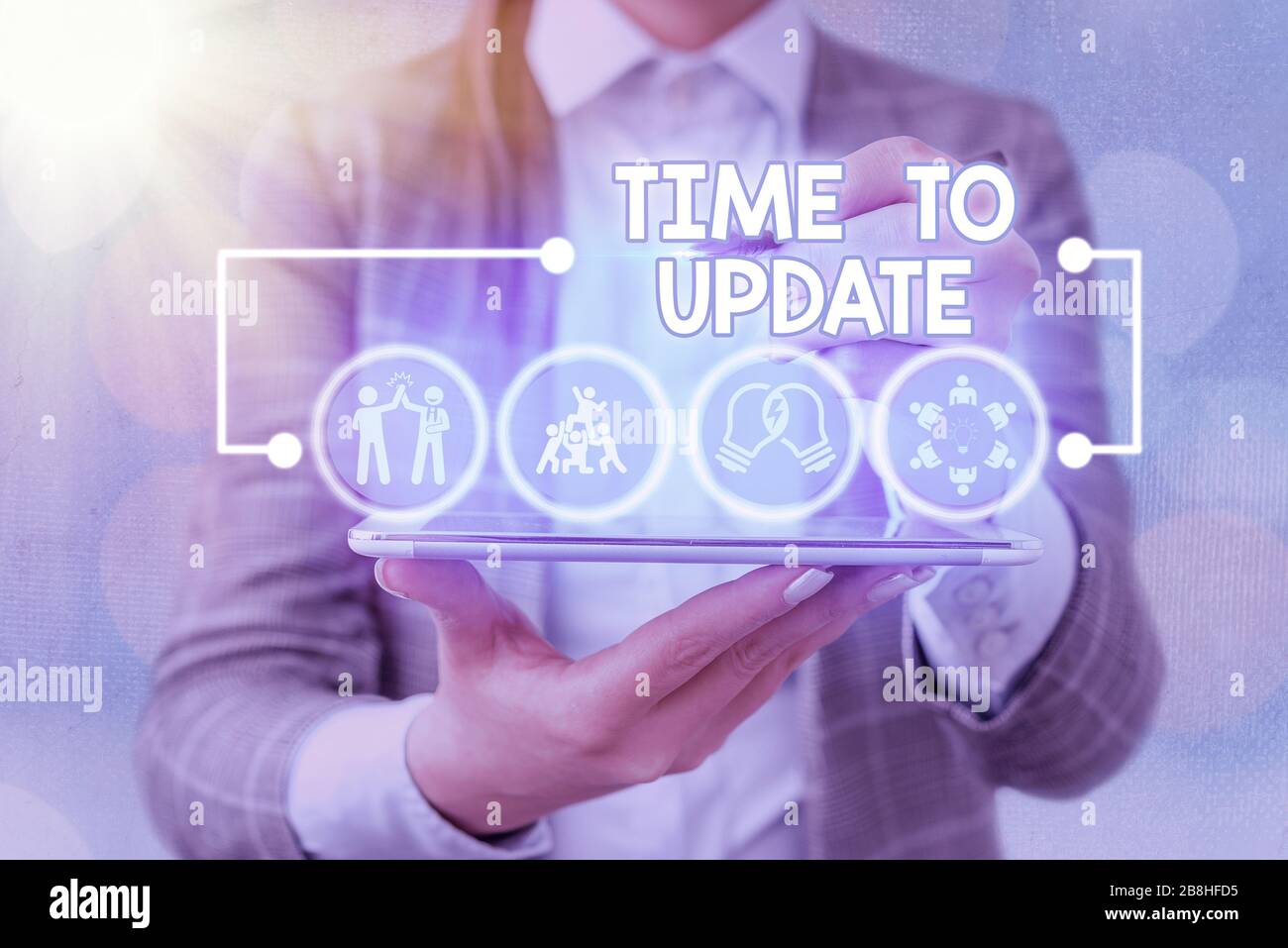 Word writing text Time To Update. Business photo showcasing this is ...