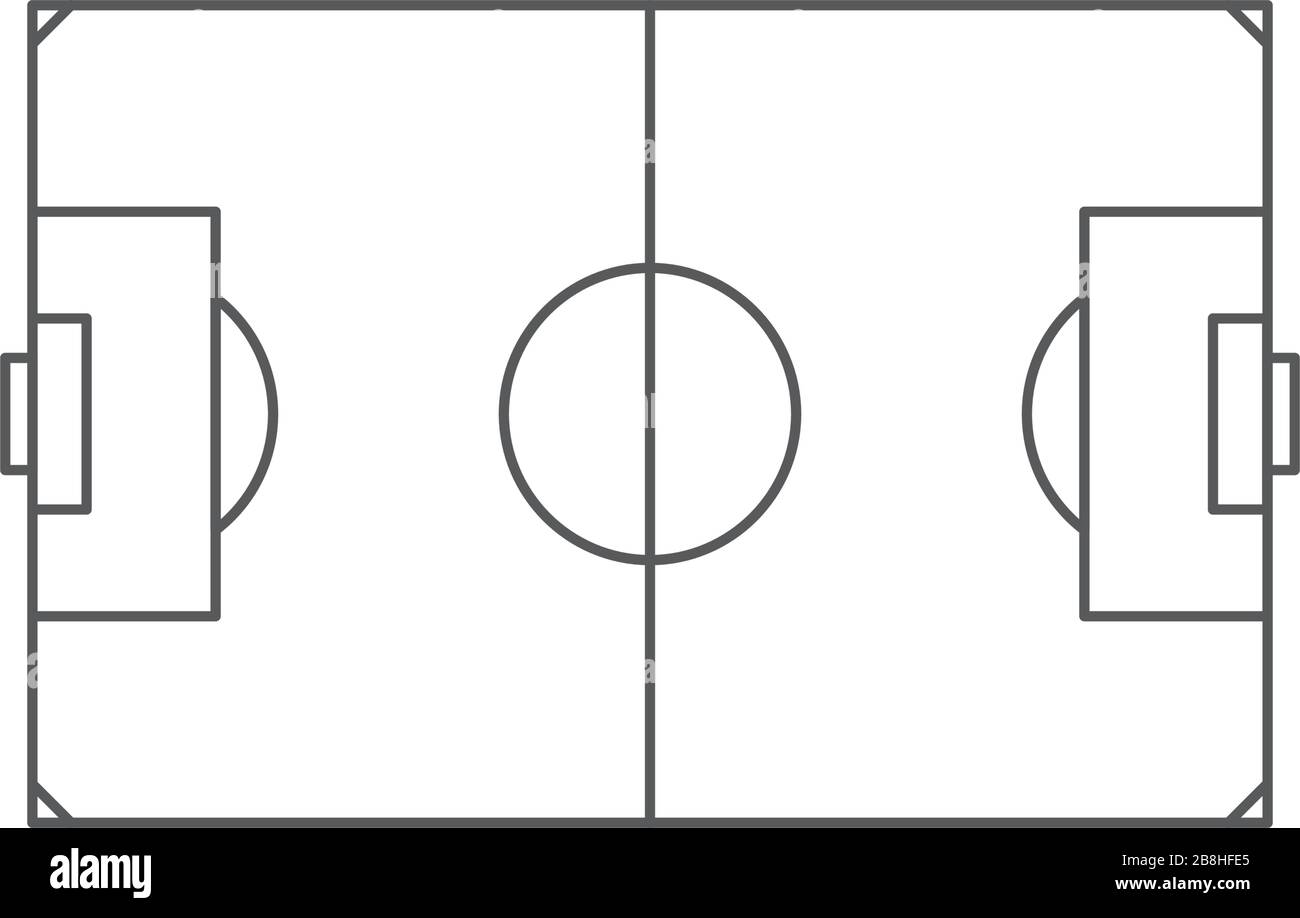 Football dimension design Stock Vector Images - Alamy