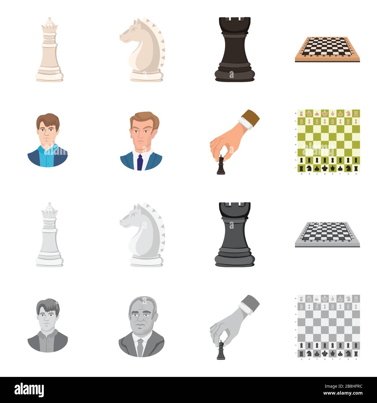 Isolated object of checkmate and thin symbol. Collection of checkmate ...