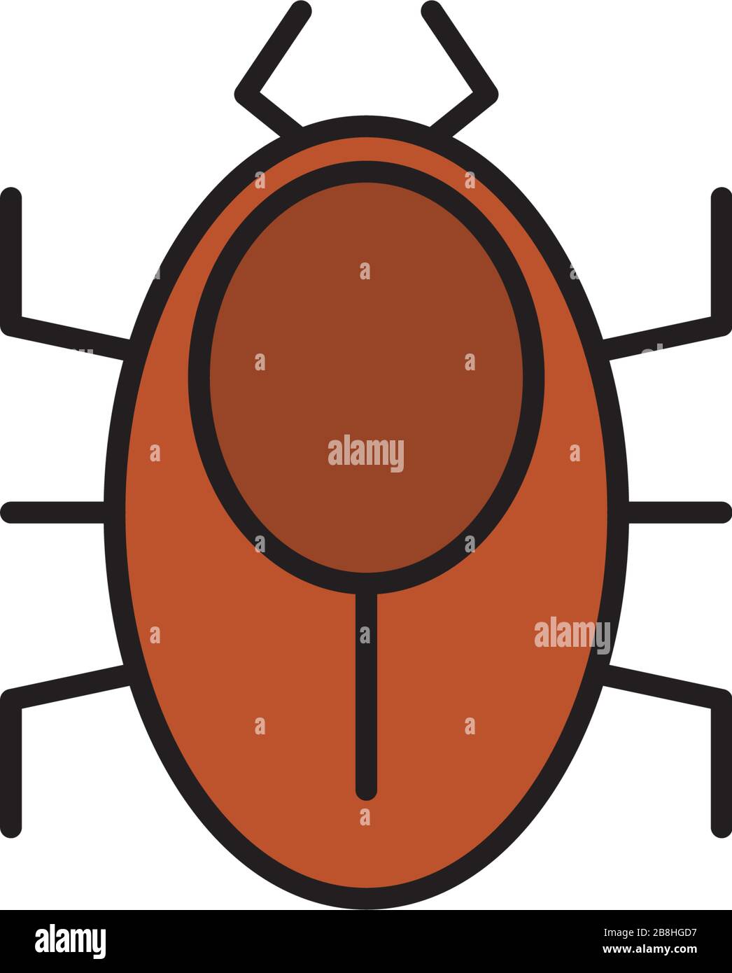 mite pest vector icon concept, isolated on white background Stock ...