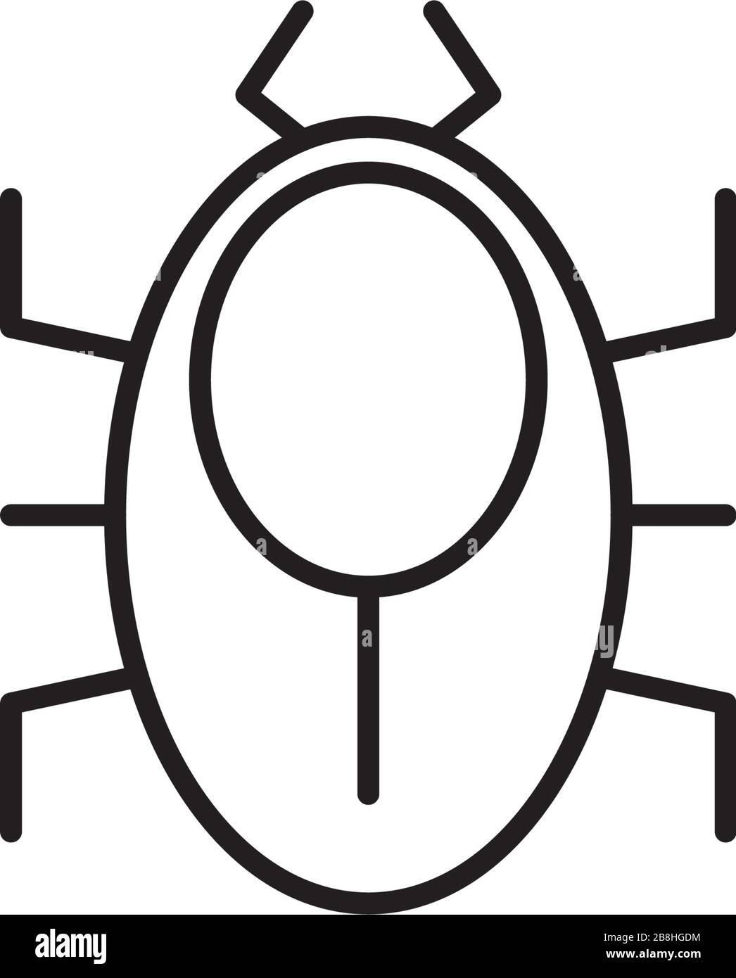 mite pest vector icon concept, isolated on white background Stock ...