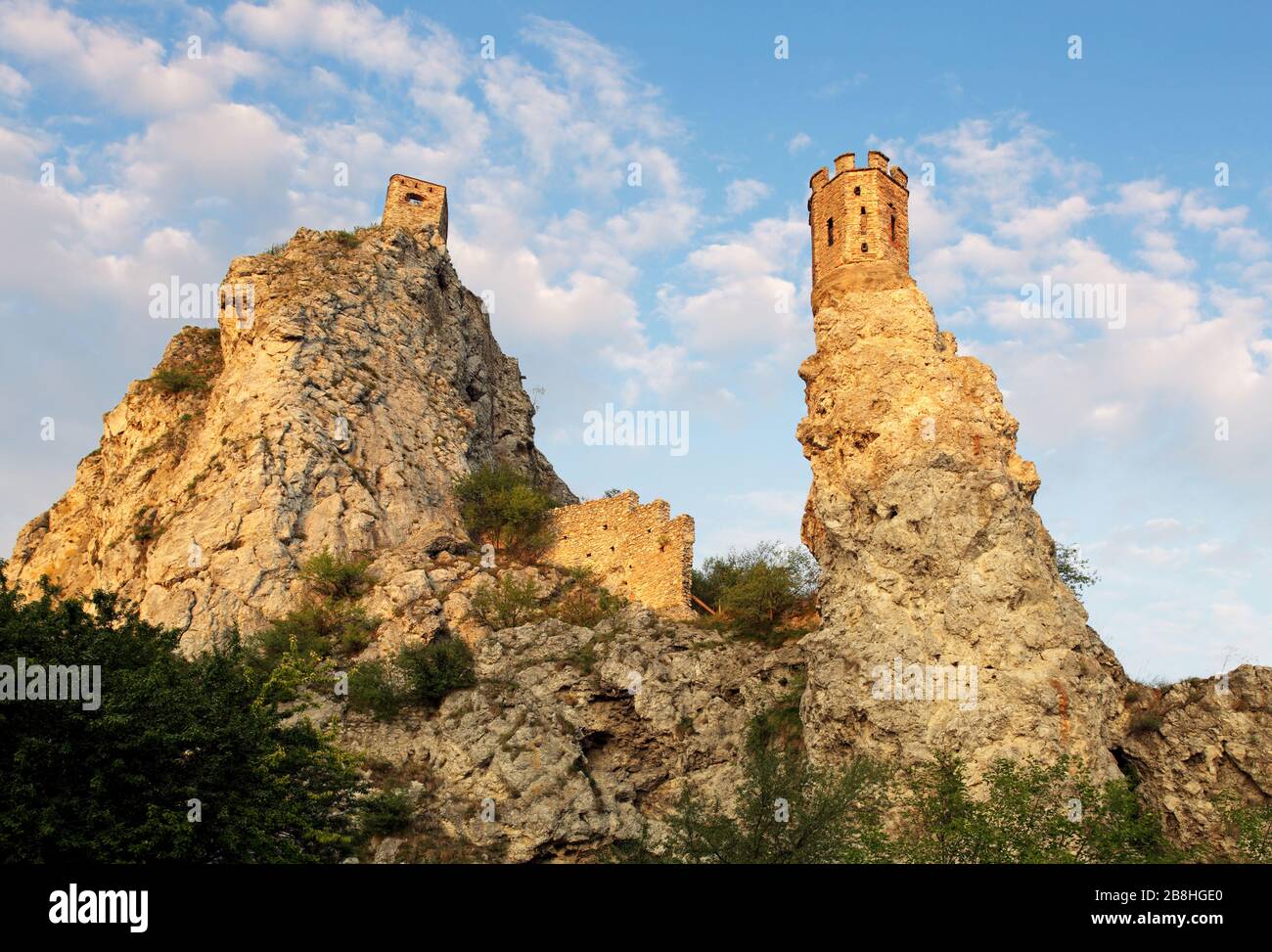 Devin castle ruins hi-res stock photography and images - Alamy