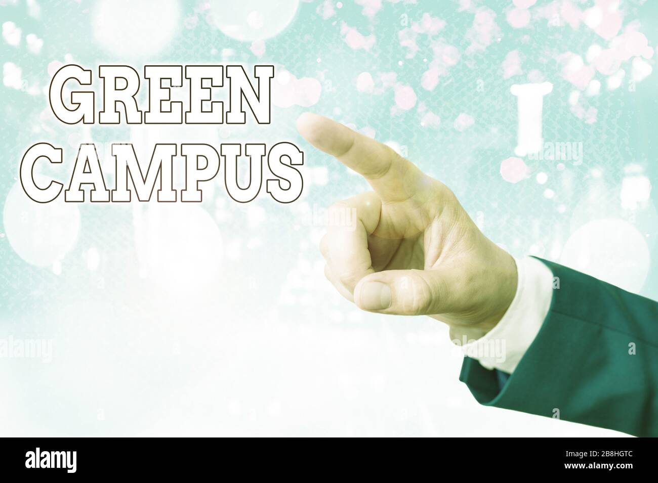 Handwriting text writing Green Campus. Conceptual photo sustainable and ...