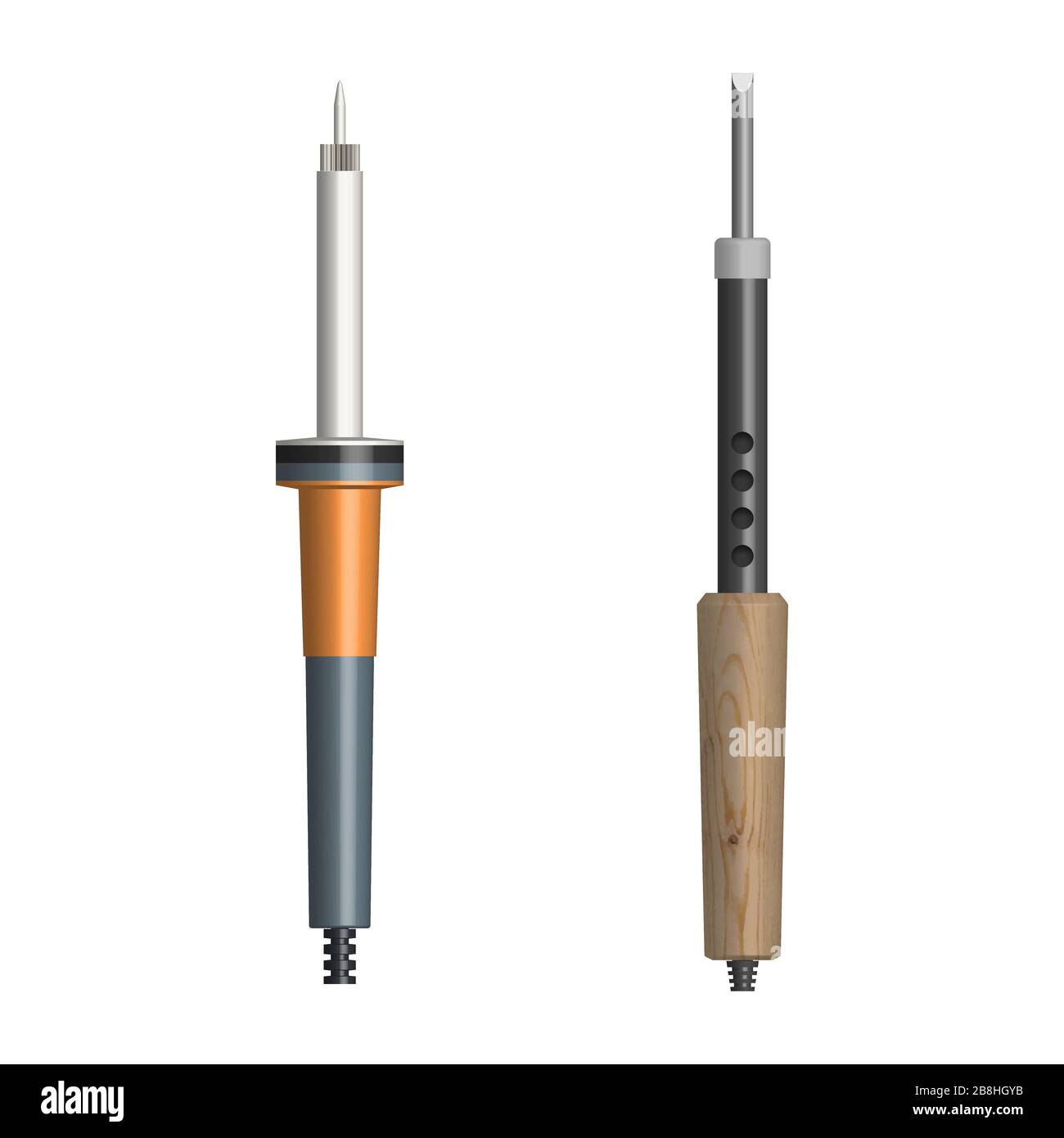 Electric soldering iron Stock Vector Images - Alamy