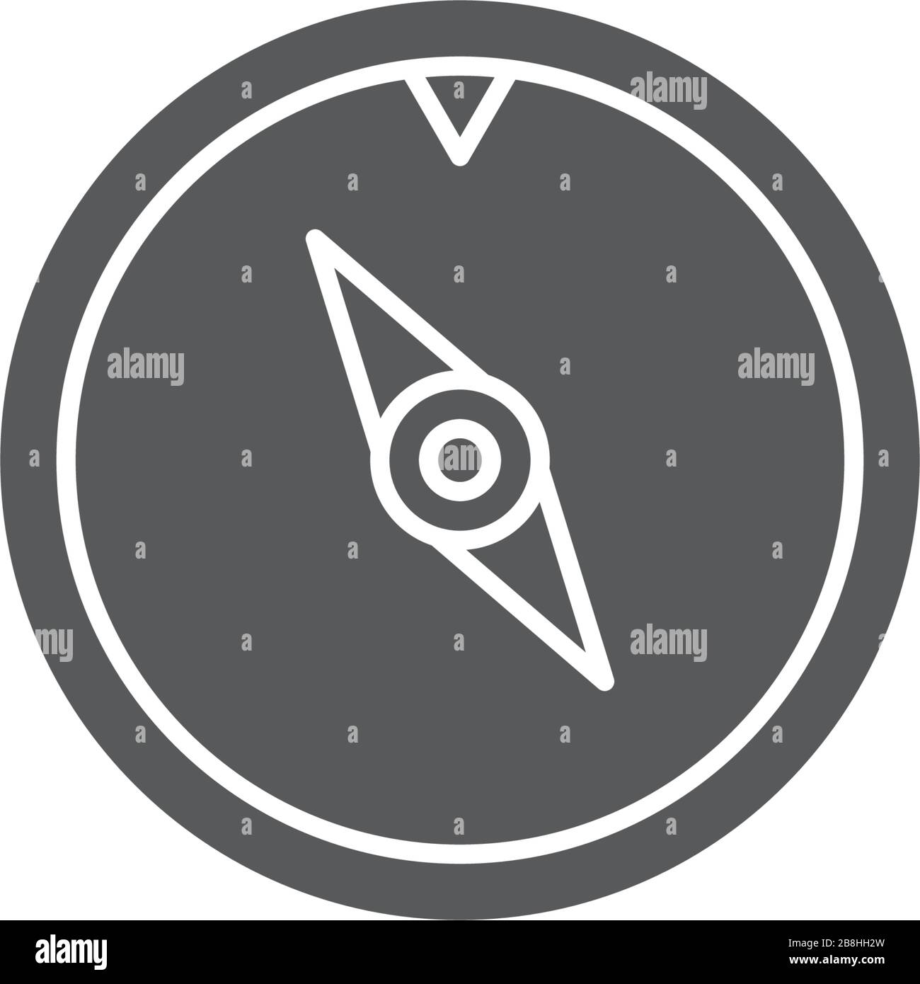compass vector icon concept design isolated on white background Stock ...