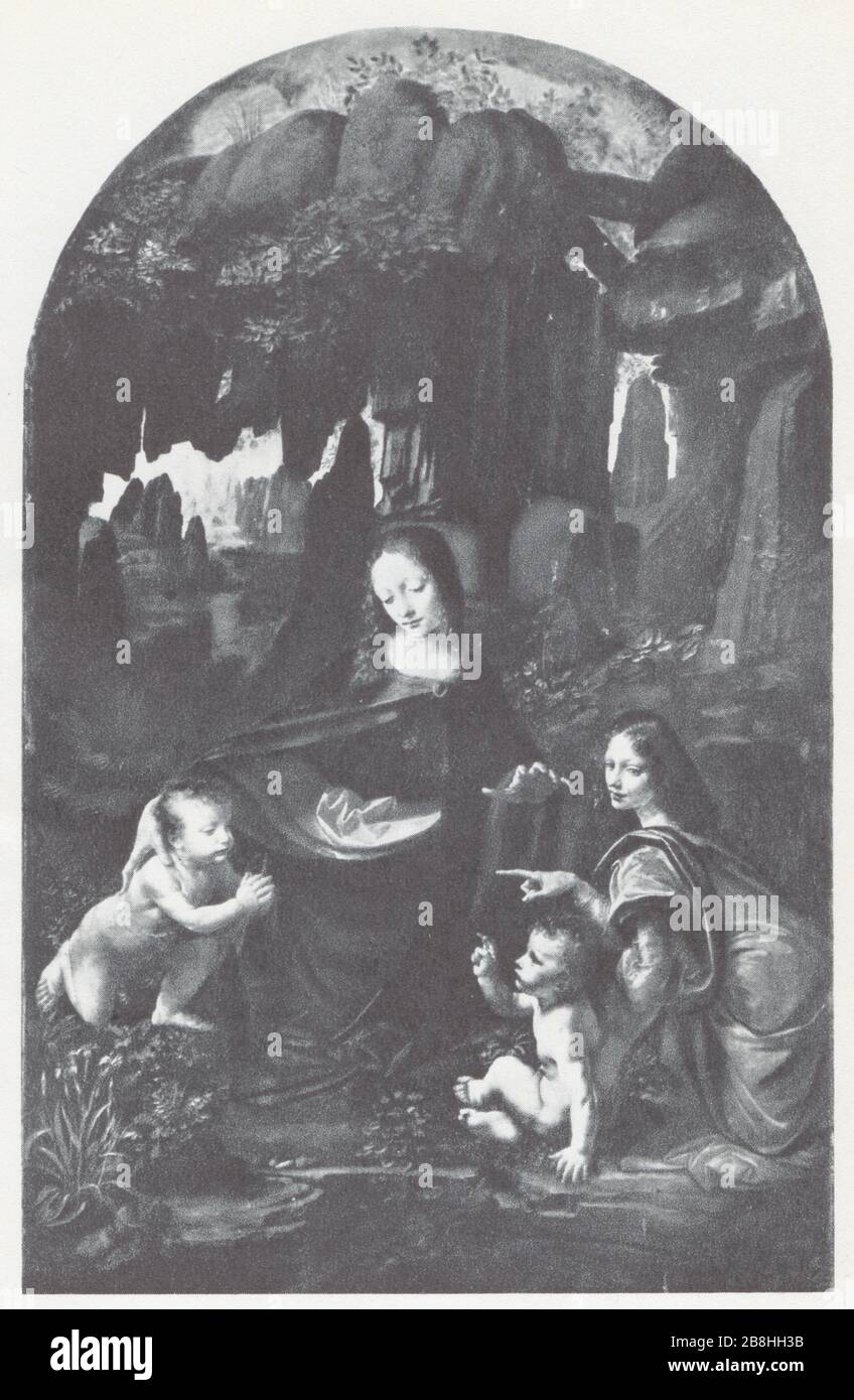 Virgin rocks leonardo da vinci hi-res stock photography and images - Alamy