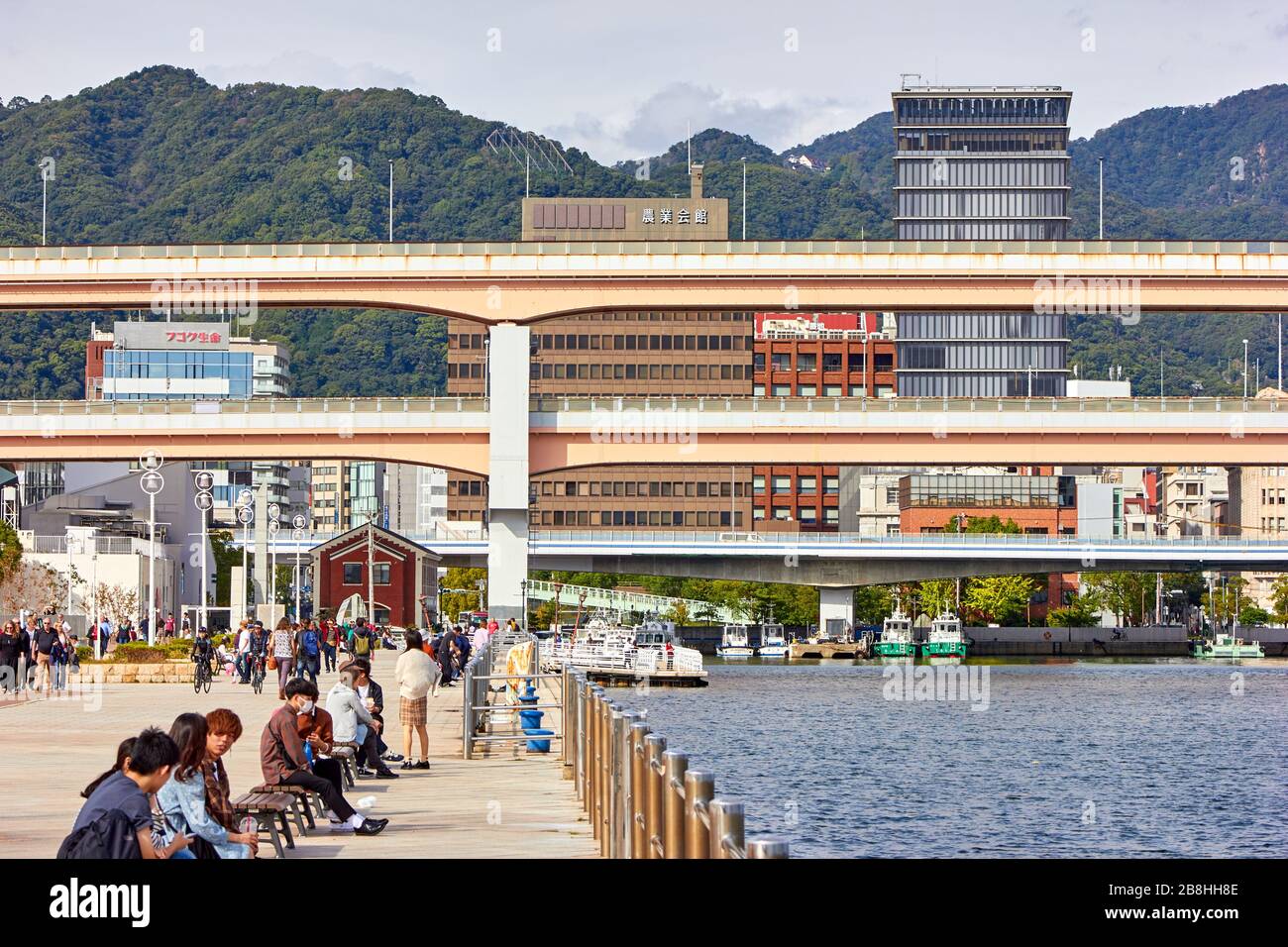 People resting in the bay Stock Photo - Alamy