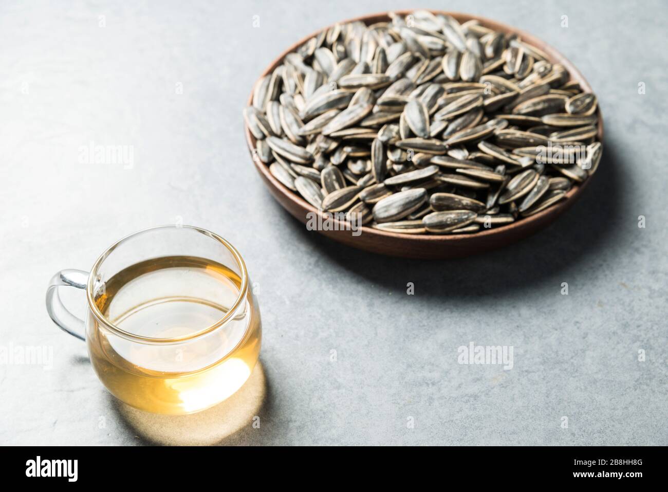 Sunflower Seeds And Tea, Chinese Culture Stock Photo - Alamy