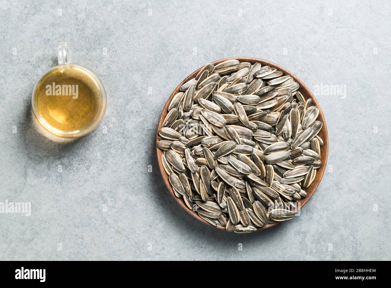 Sunflower Seeds And Tea, Chinese Culture Stock Photo - Alamy