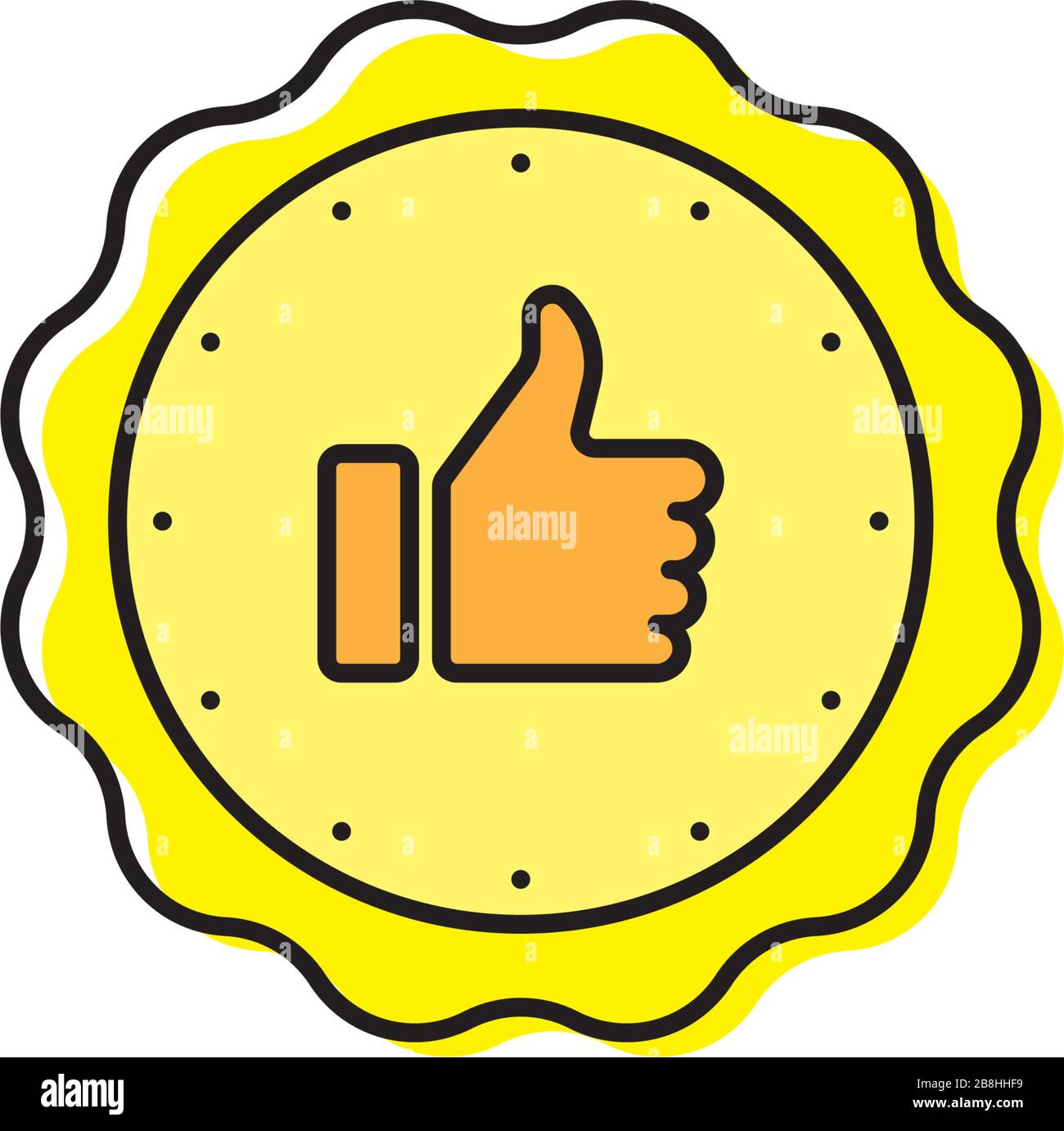 Quality certificate vector icon, isolated on white background Stock ...