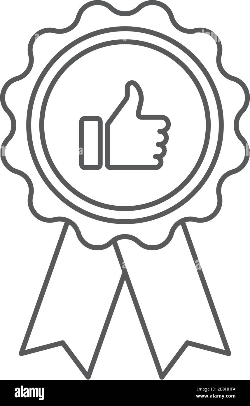 Quality certificate vector icon, isolated on white background Stock ...