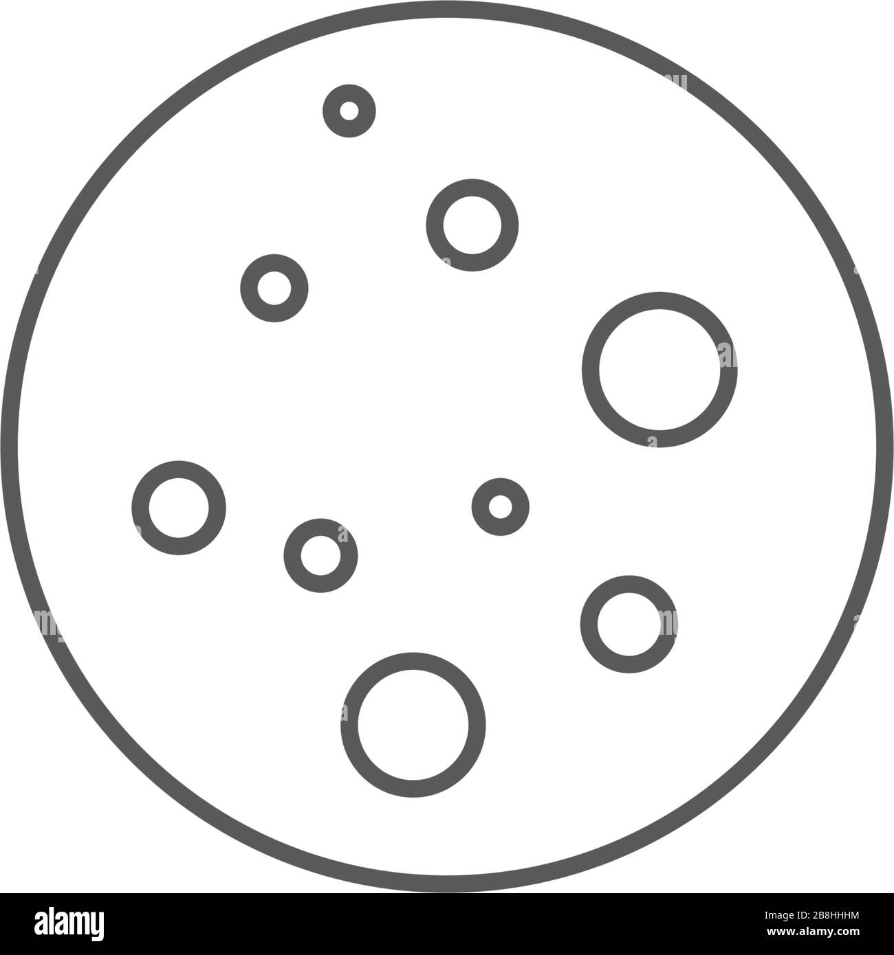 petri dish vector icon concept, isolated on white background Stock ...