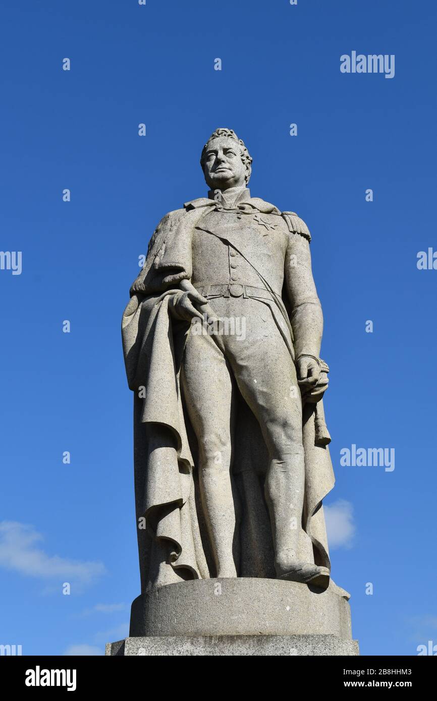 Statue of King William IV (1765-1837) King of the United Kingdom of ...