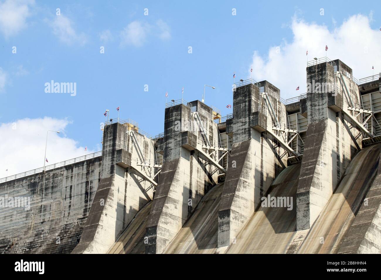 dam, dam on sky background, dams in Thailand Stock Photo - Alamy
