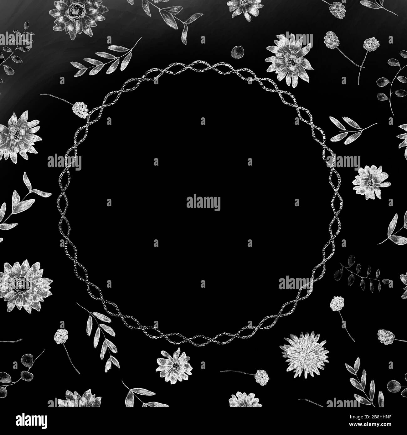 Template background banner card Black and White Stock Photos & Images ...