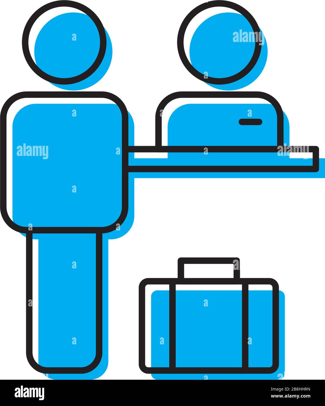 reception vector icon concept, isolated on white background Stock ...