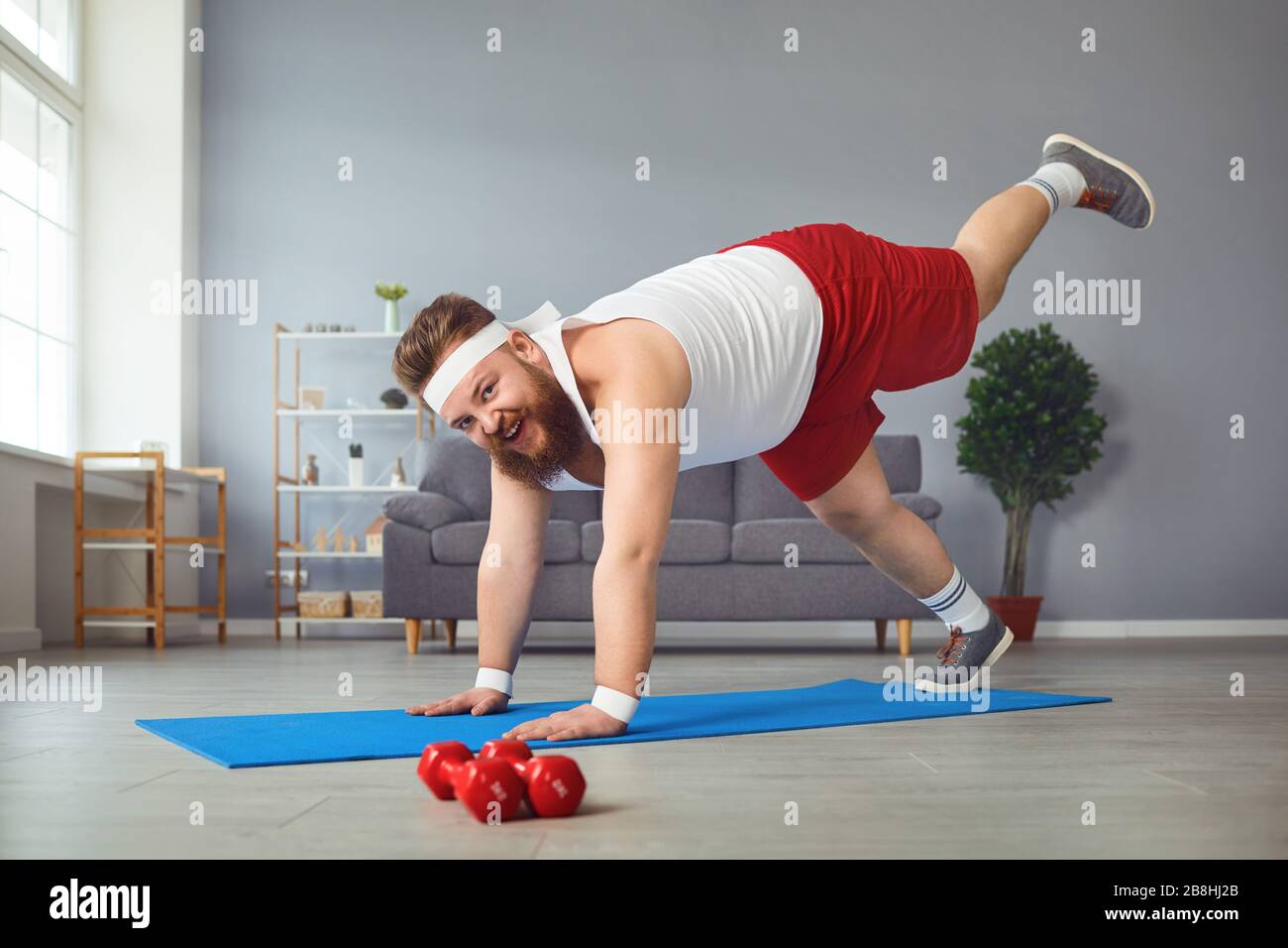 Funny chubby freak man in hi-res stock photography and images - Alamy