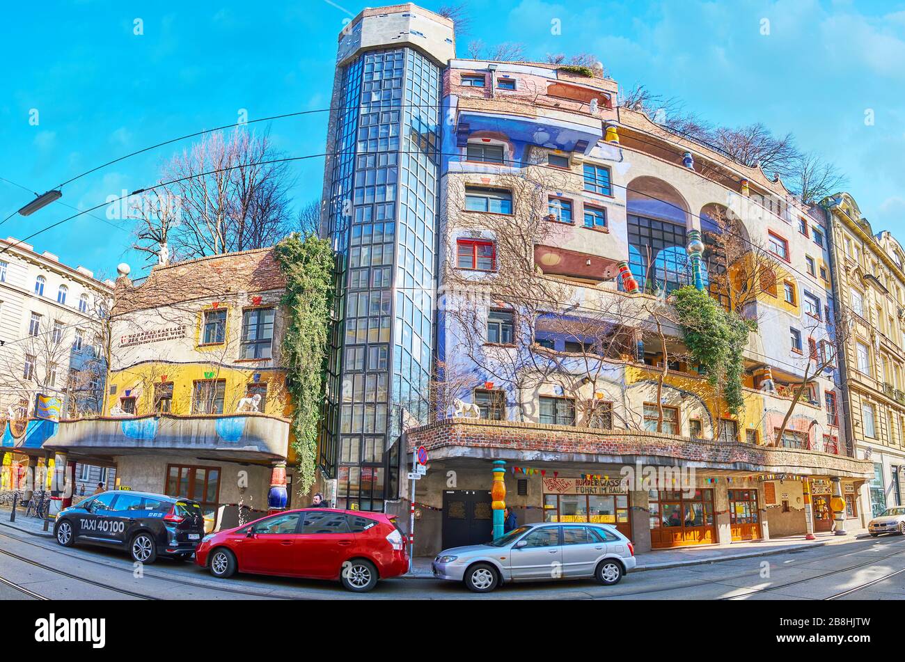 Hundertwasser house painting hi-res stock photography and images - Alamy