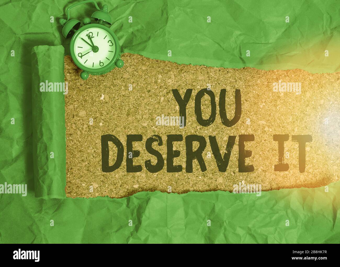 Conceptual hand writing showing You Deserve It. Concept meaning should ...