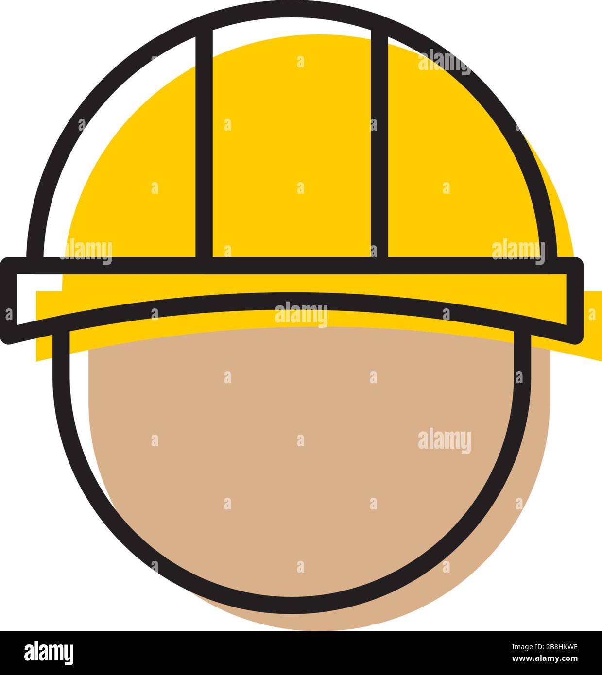 Hard hat vector icon design isolated on white Stock Vector Image & Art ...