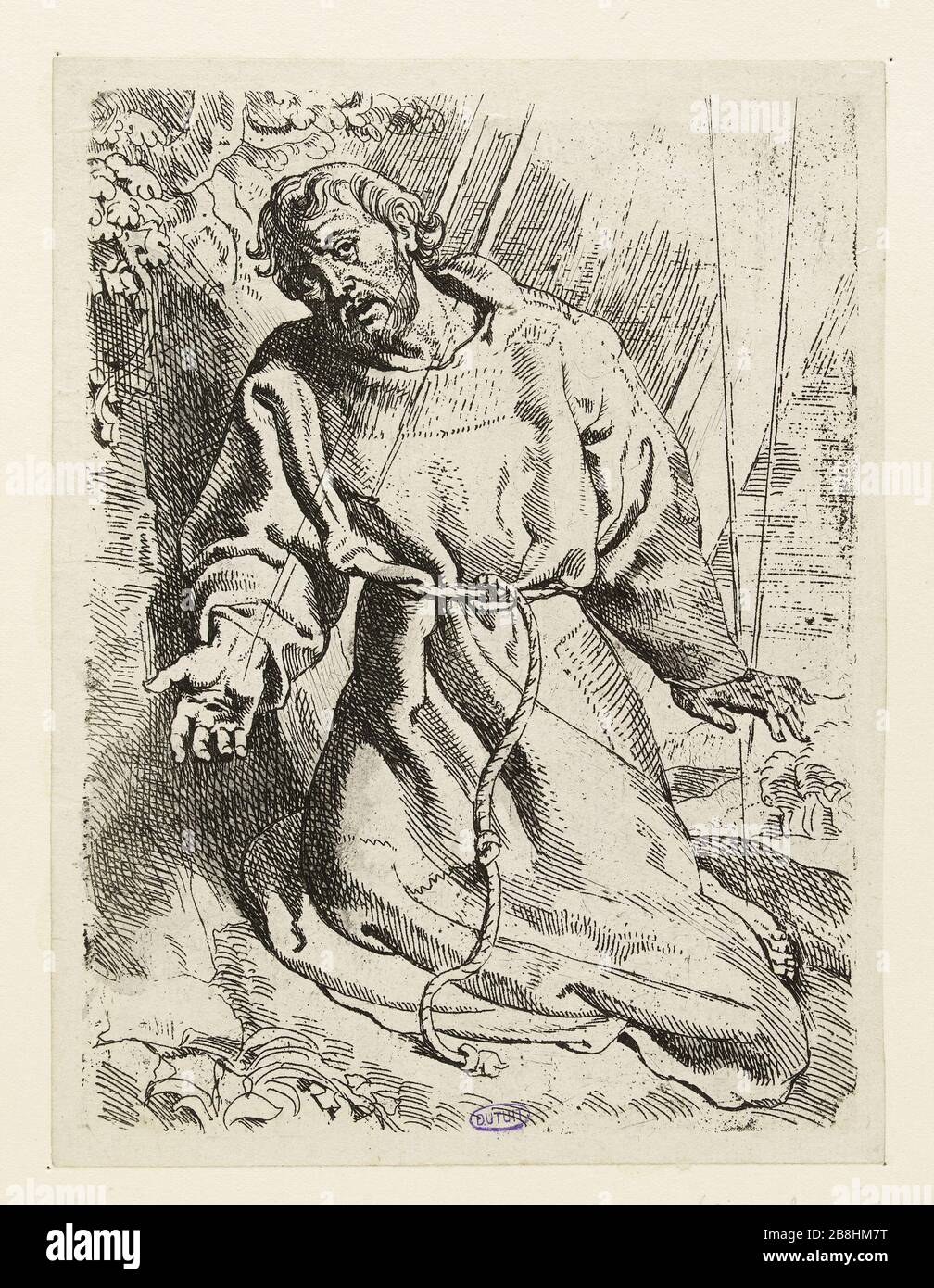 St francis receiving the stigmata hi-res stock photography and images ...