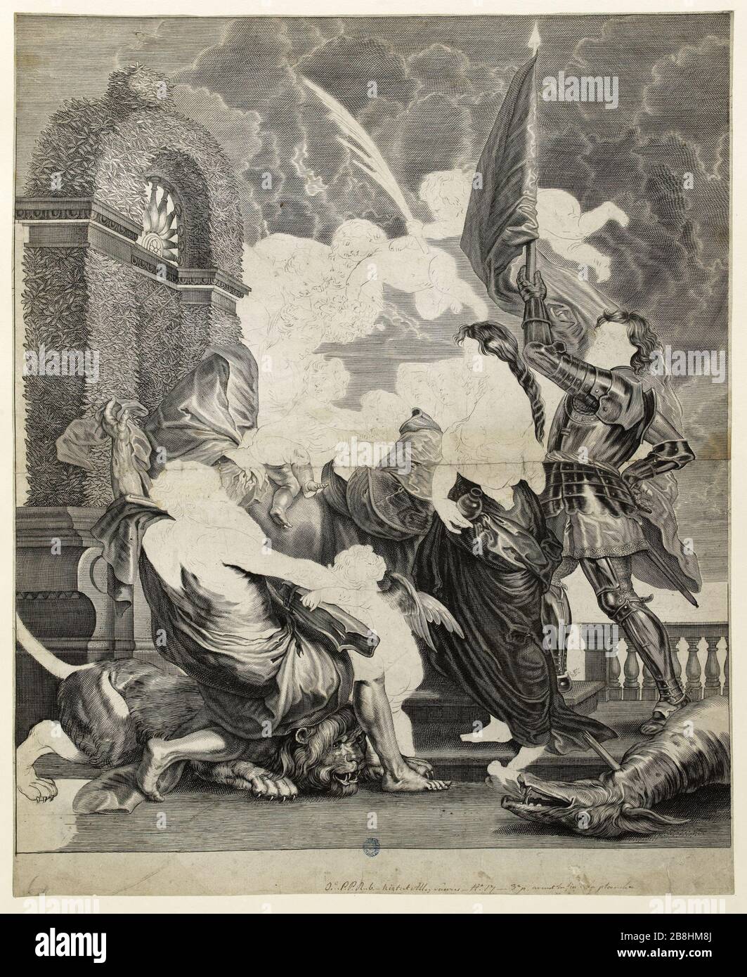 Table of the chapel is the tomb of Rubens (Dutuit 17) Pierre-Paul ...