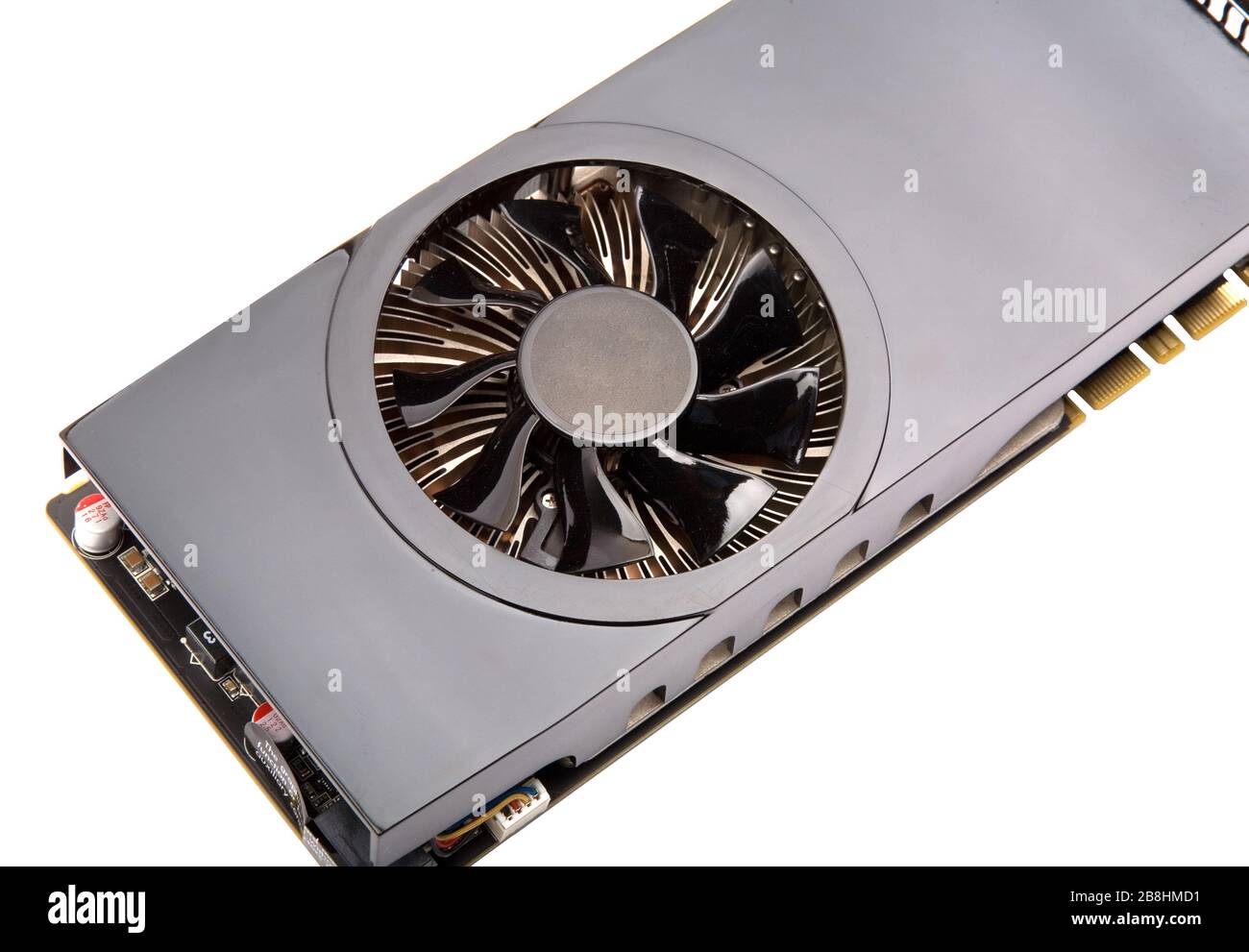 Real Electric Fan for cooling video chip. GPU high technology cooling ...