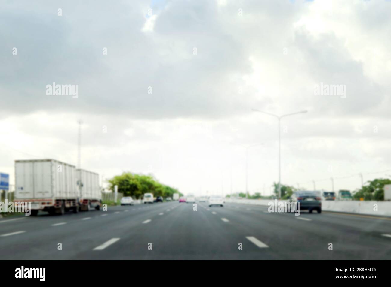 blur road background abstract of motorway, highway, Long Road way in ...
