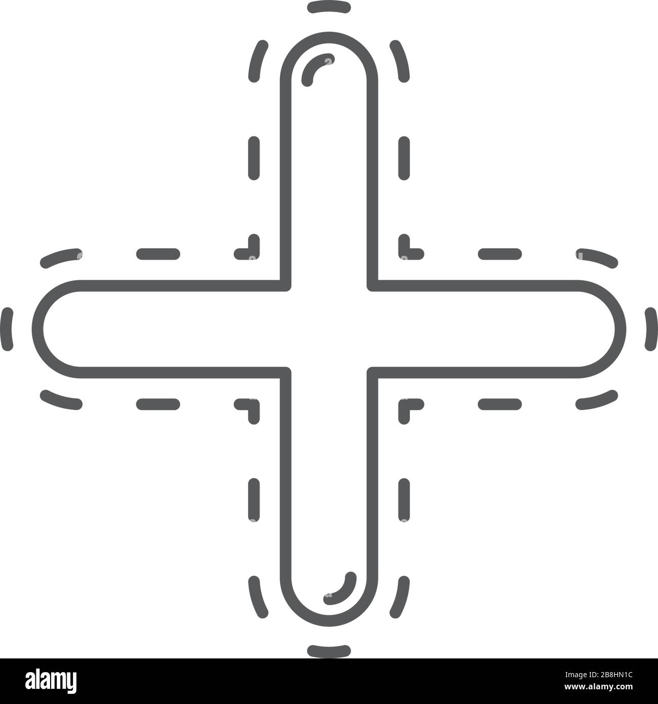 plus, add button vector icon concept, isolated on white background ...