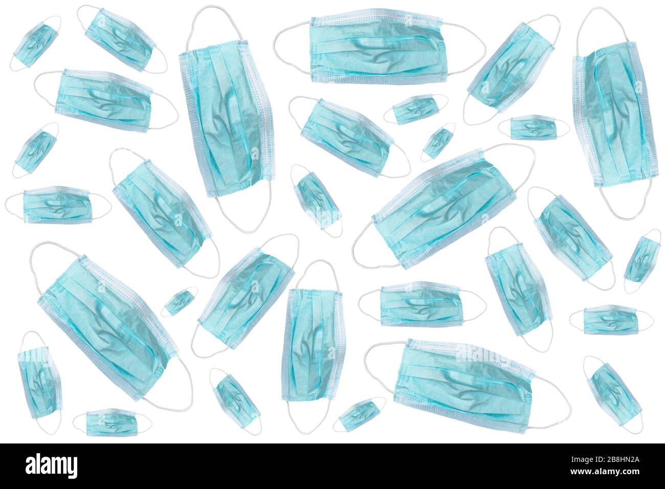 Medical mask pattern. Medical protective masks pattern isolated on ...