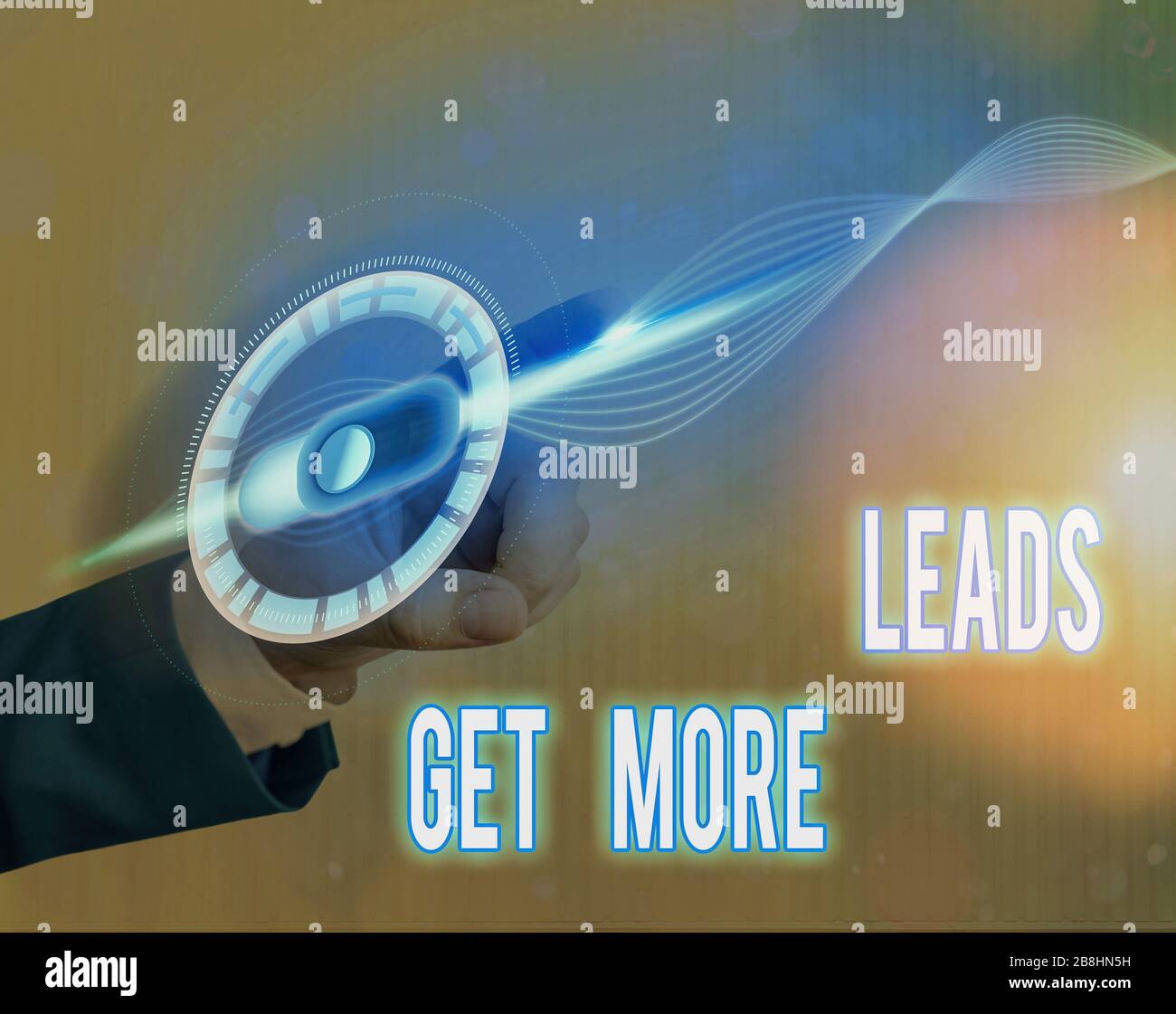 Text sign showing Get More Leads. Business photo text initiation ...