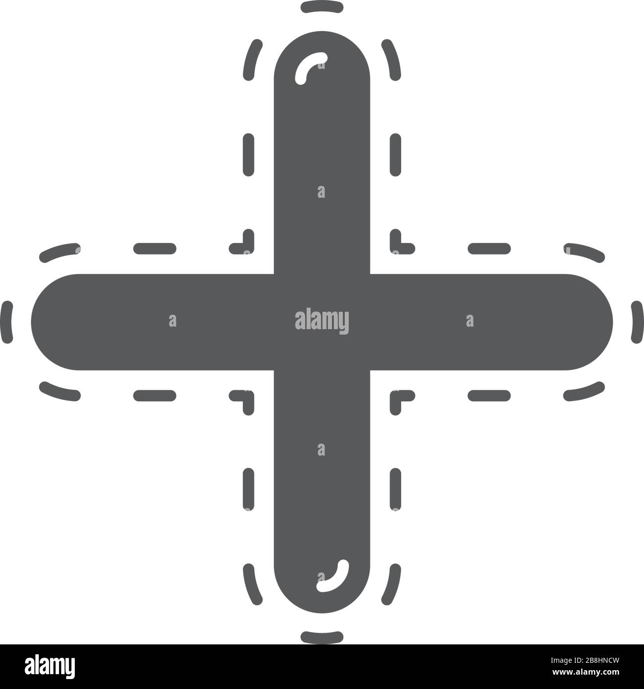 plus, add button vector icon concept, isolated on white background ...