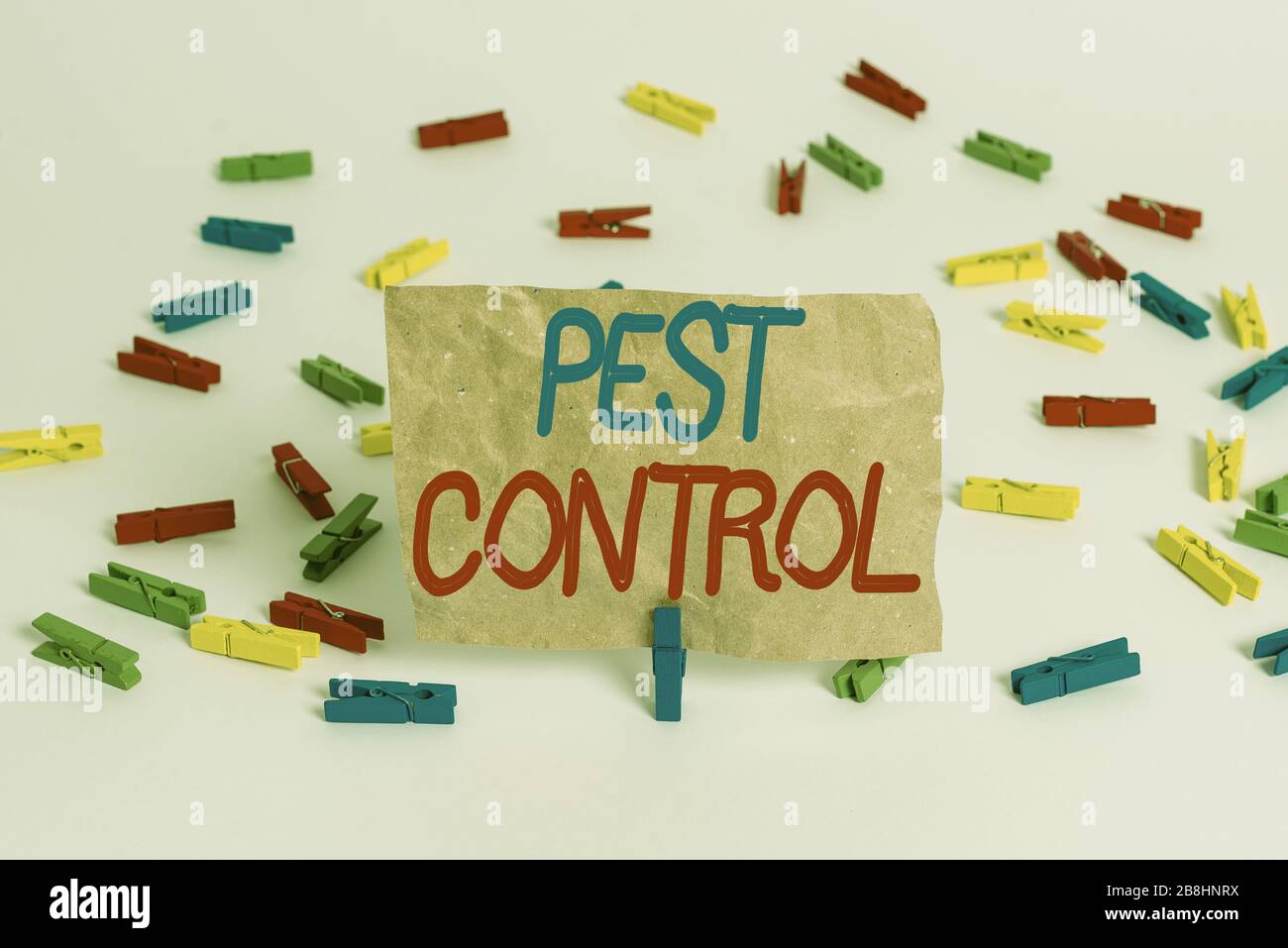 Text sign showing Pest Control. Business photo text management of a ...