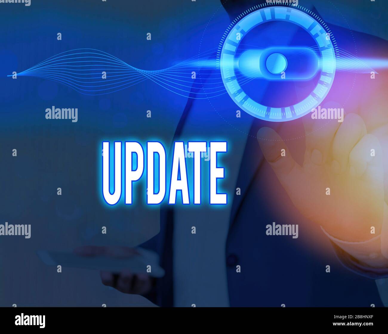 Handwriting text writing Update. Conceptual photo make something more ...