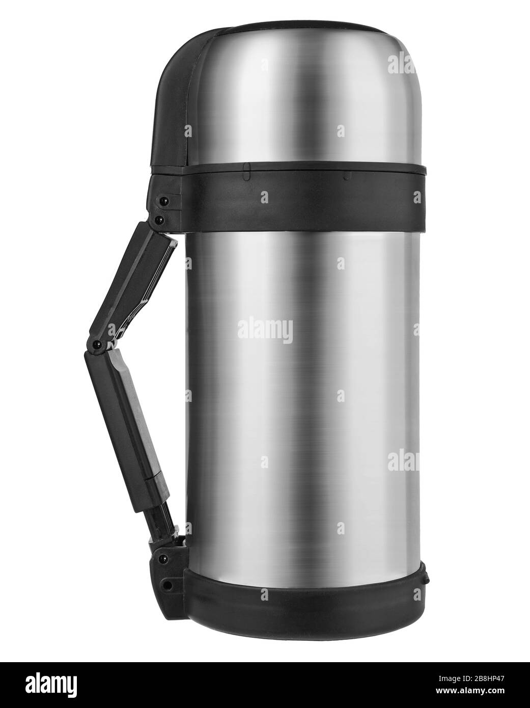 Thermo flask isolated on the white background Stock Photo - Alamy